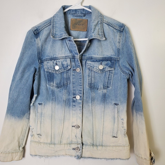 Blank NYC | Jackets & Coats | Blanknyc Ombre Distressed Dip Dye Jean ...